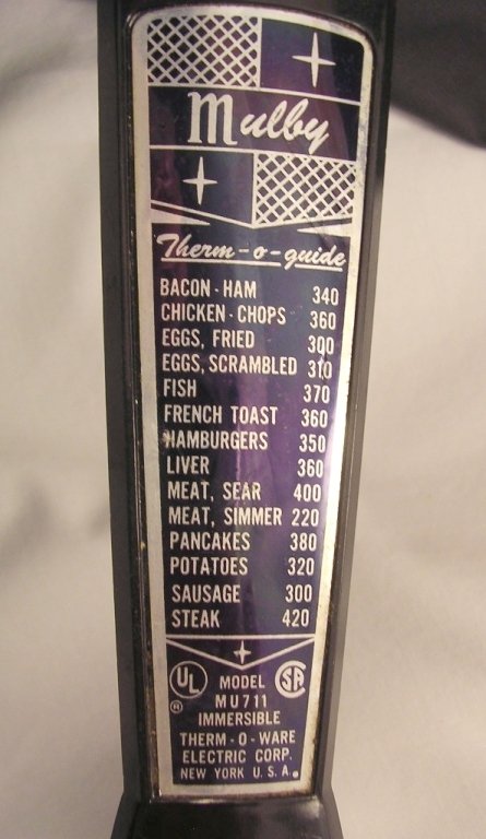 Mulby Therm-O-Ware Electric Skillet MU711 MU 711-NO Cord VTG used,dings ...