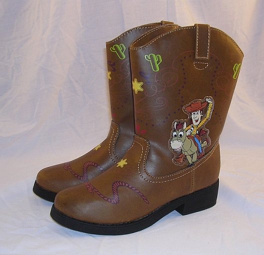 Disney Toy Story Woody Cowboy Boots Child 5T Light Up Pixar Andy ...