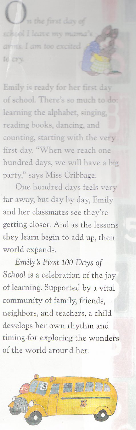 Emily's First 100 Days Of School By Rosemary Wells HB/2000 Hyperion ...