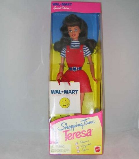 SHOPPING TIME BARBIE TERESA DOLL WAL*MART SPECIAL EDITI