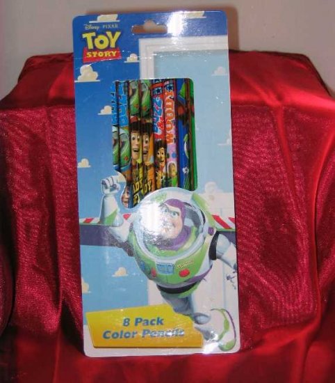 TOY STORY DISNEY PIXAR 8 PACK COLOR PENCILS