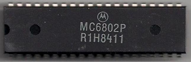 Motorola MC6802P CPU MC6800 6800 processor family Vintage IC