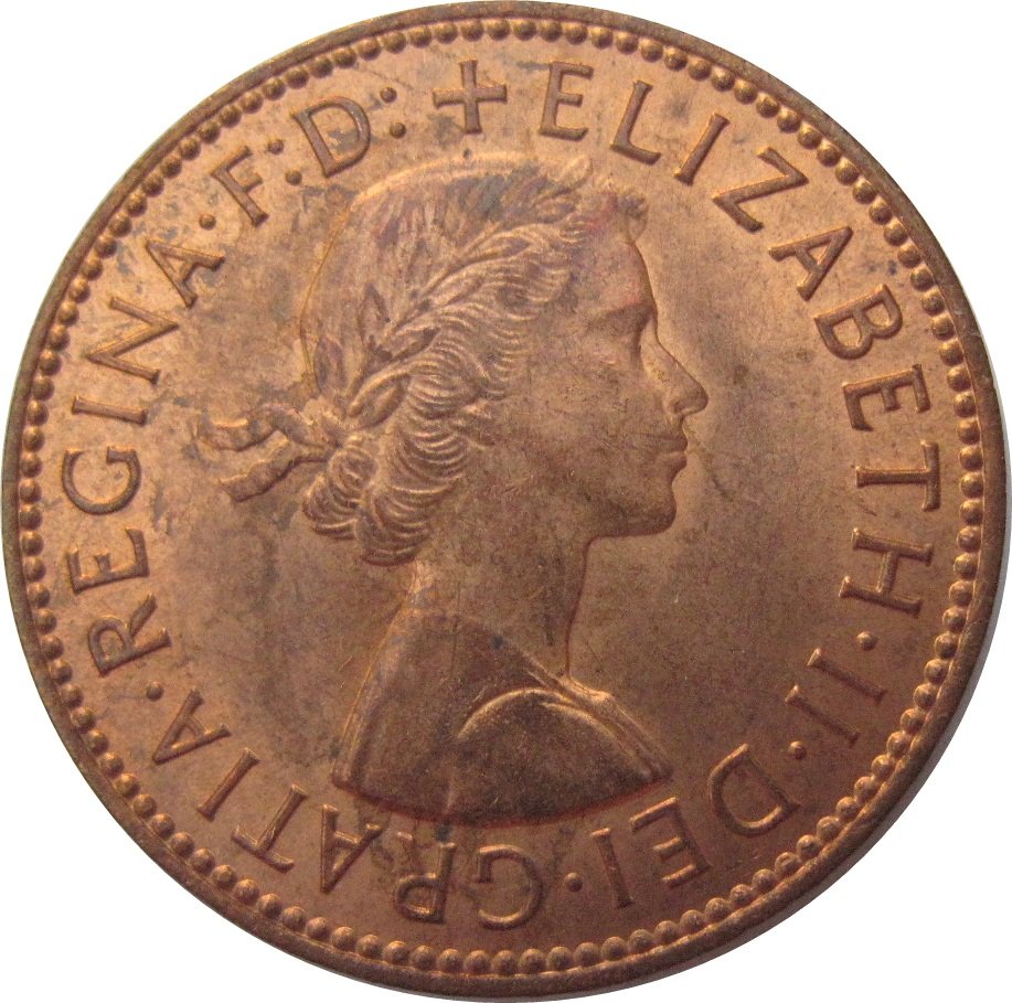 1967 Great Britain Half Penny