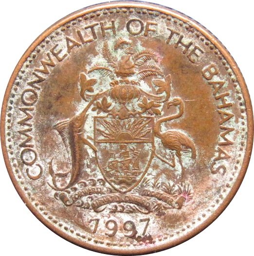 1997 Bahama 1 Cent