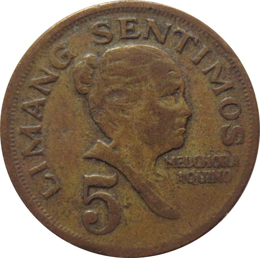1974 Philippine 5 Sentimo