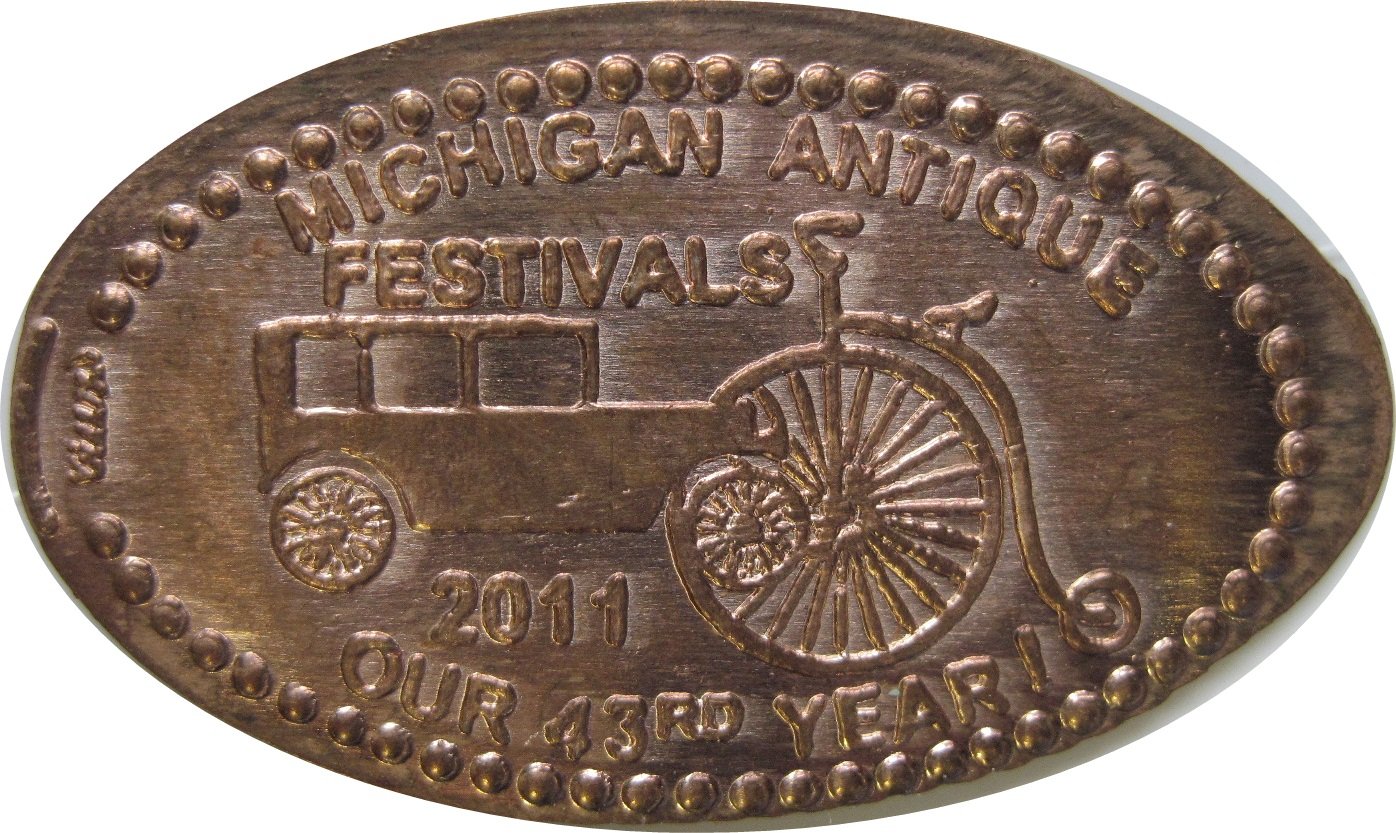 2011 Michigan Antique Festival Elongated Cent