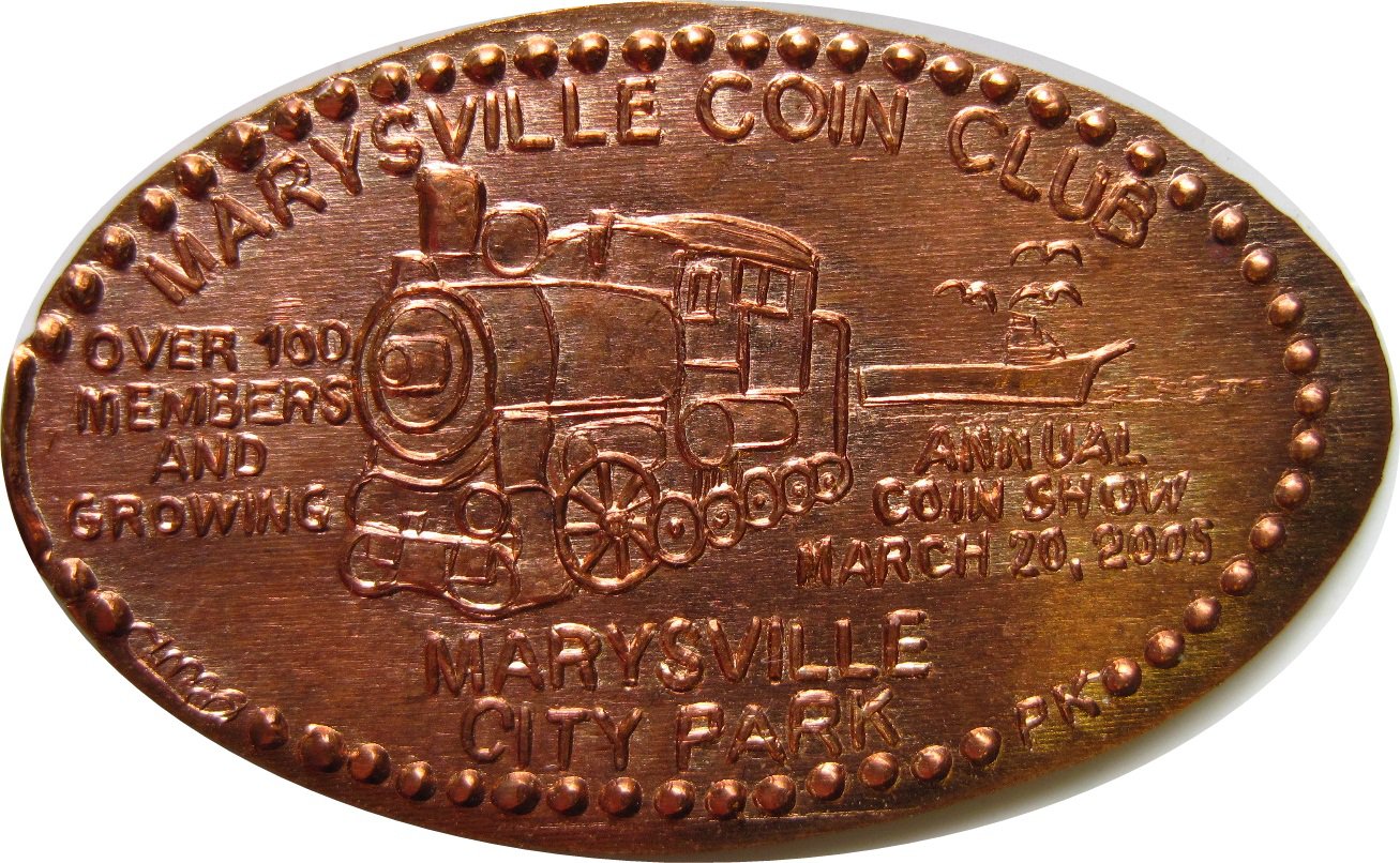 Marysville Michigan Coin Club 2005 Elongated