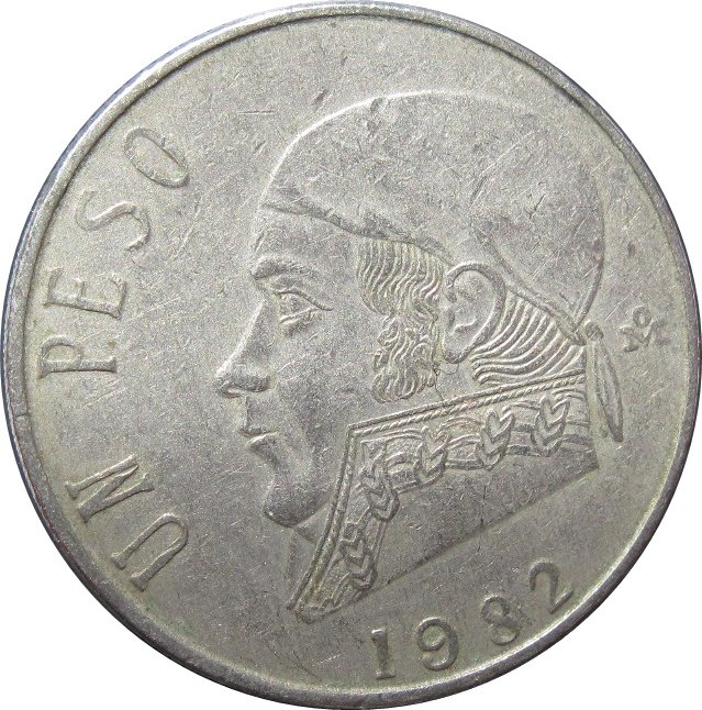 1982 Mexico 1 Peso 1982-mexico-1-peso