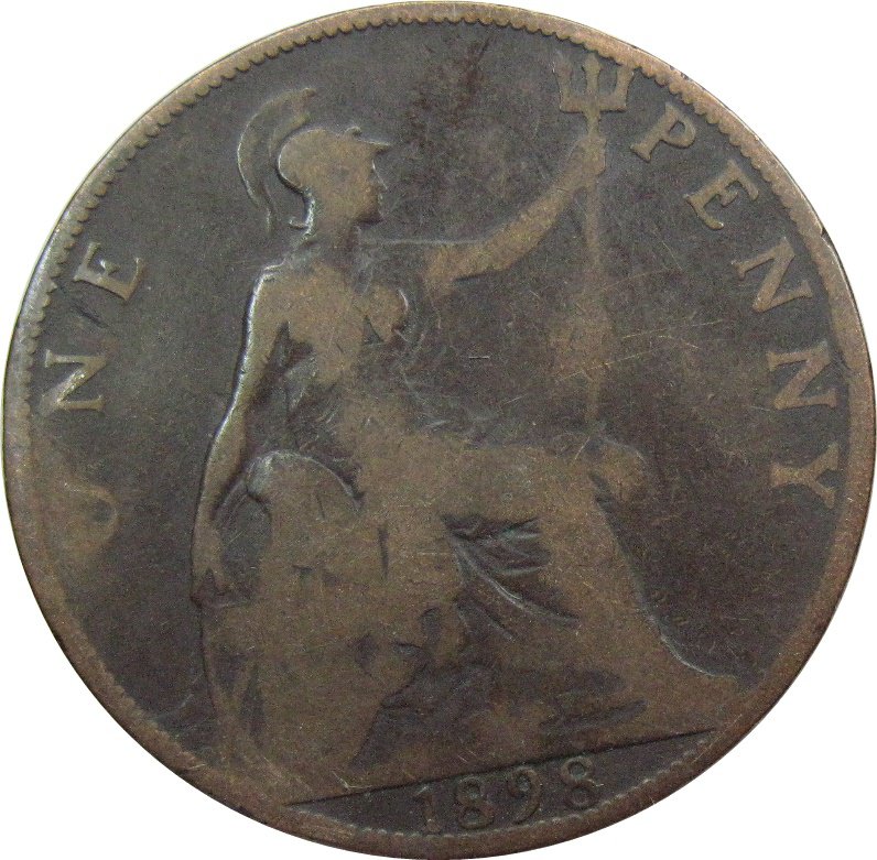1898 Great Britain One Penny #2