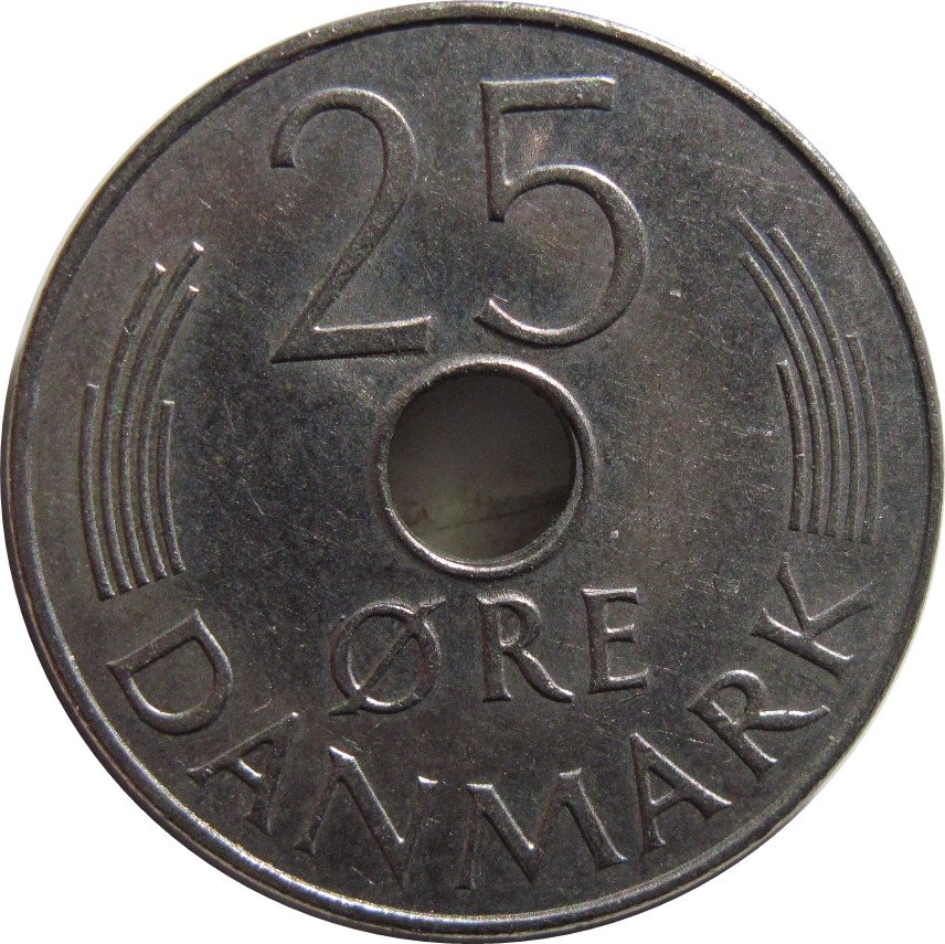 1973 Denmark 25 Ore