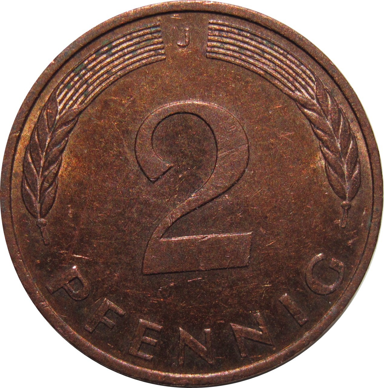 1994 J Germany 2 Pfennig