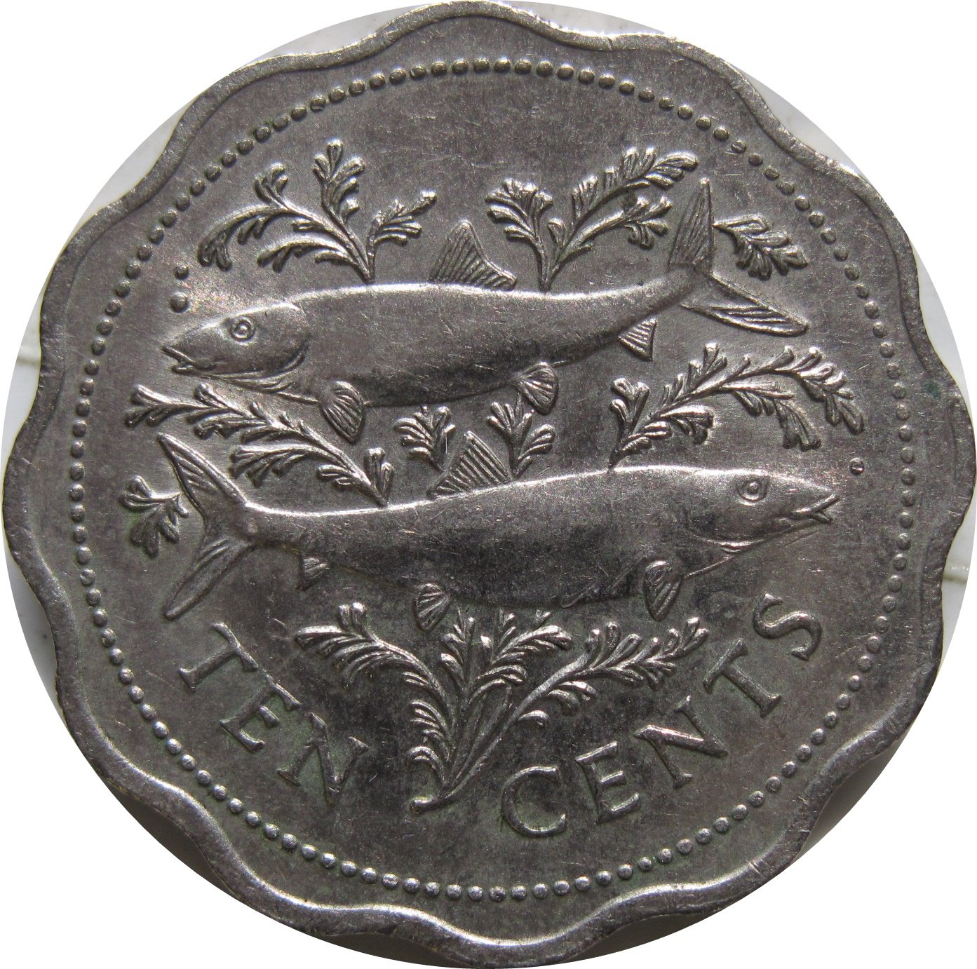 1989 Bahamas 10 Cents