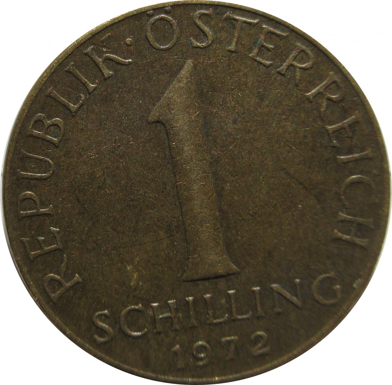 1972 Austria 1 Shilling