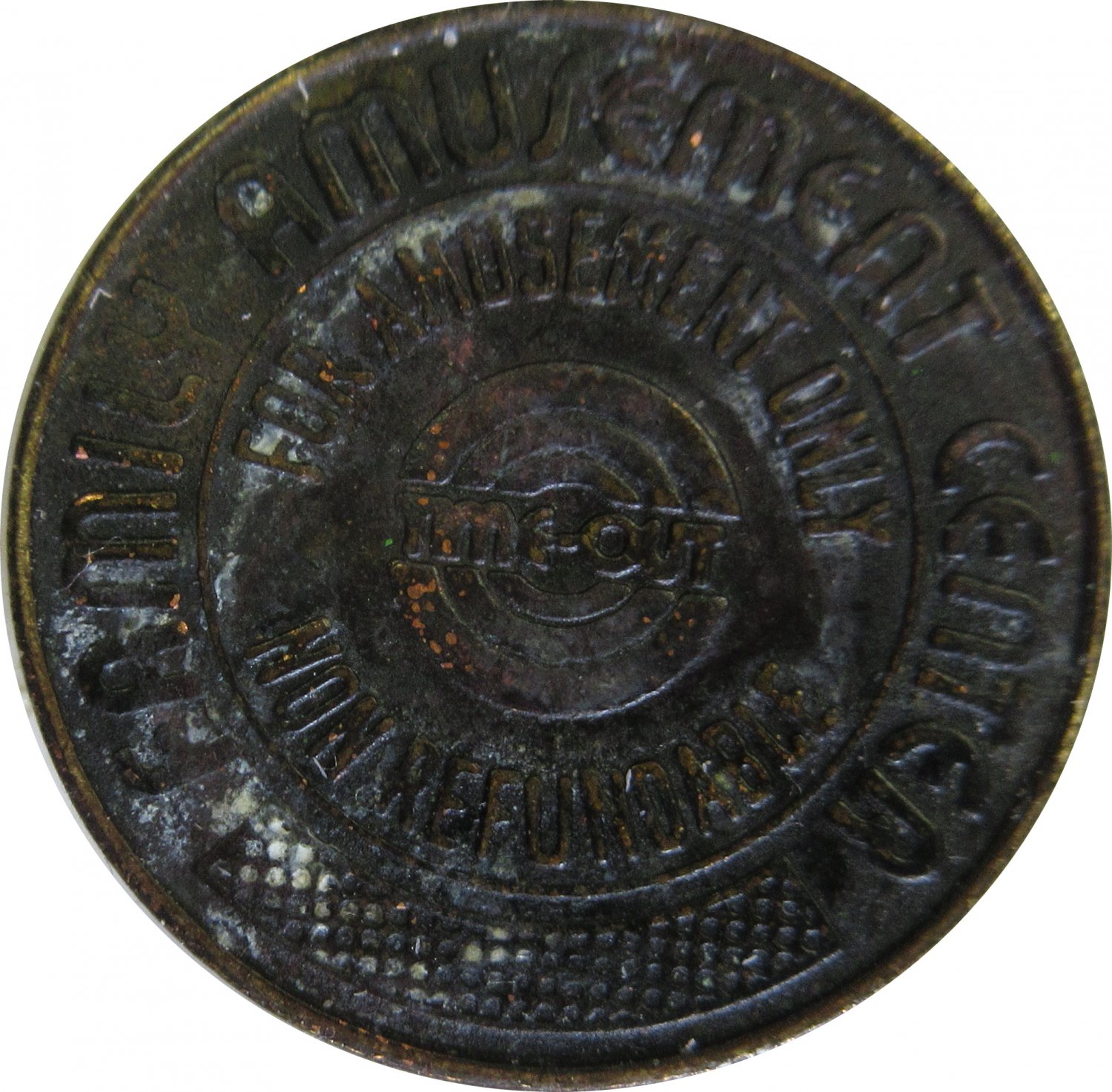 GAME TOKEN TIME-OUT FAMILY AMUSEMENT CENTER