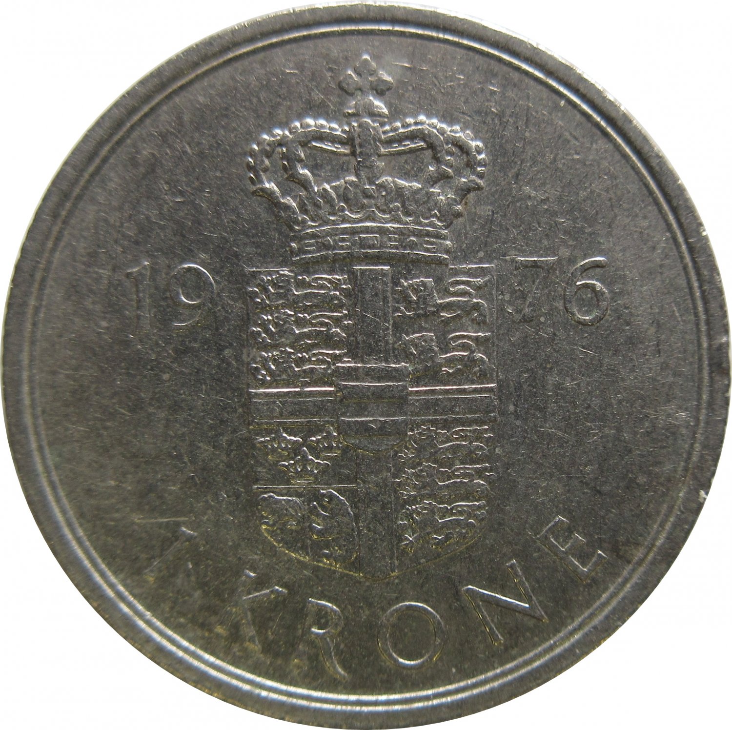 1976 Denmark 1 Krone