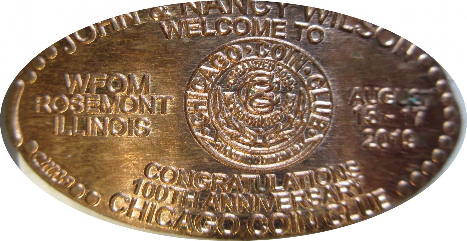 2018 ANA Show Elongated Cent