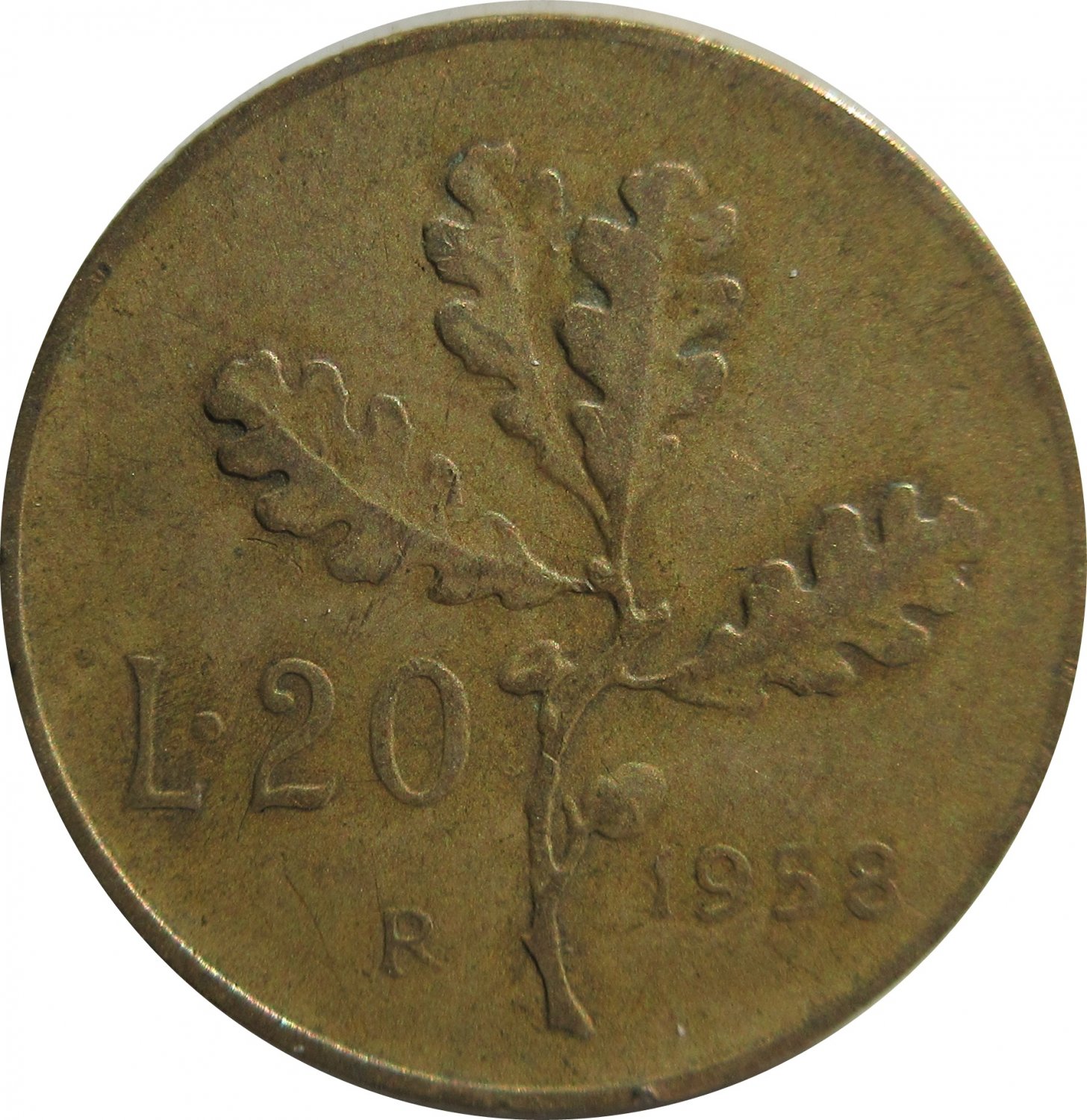 1958 Italy 20 Lire