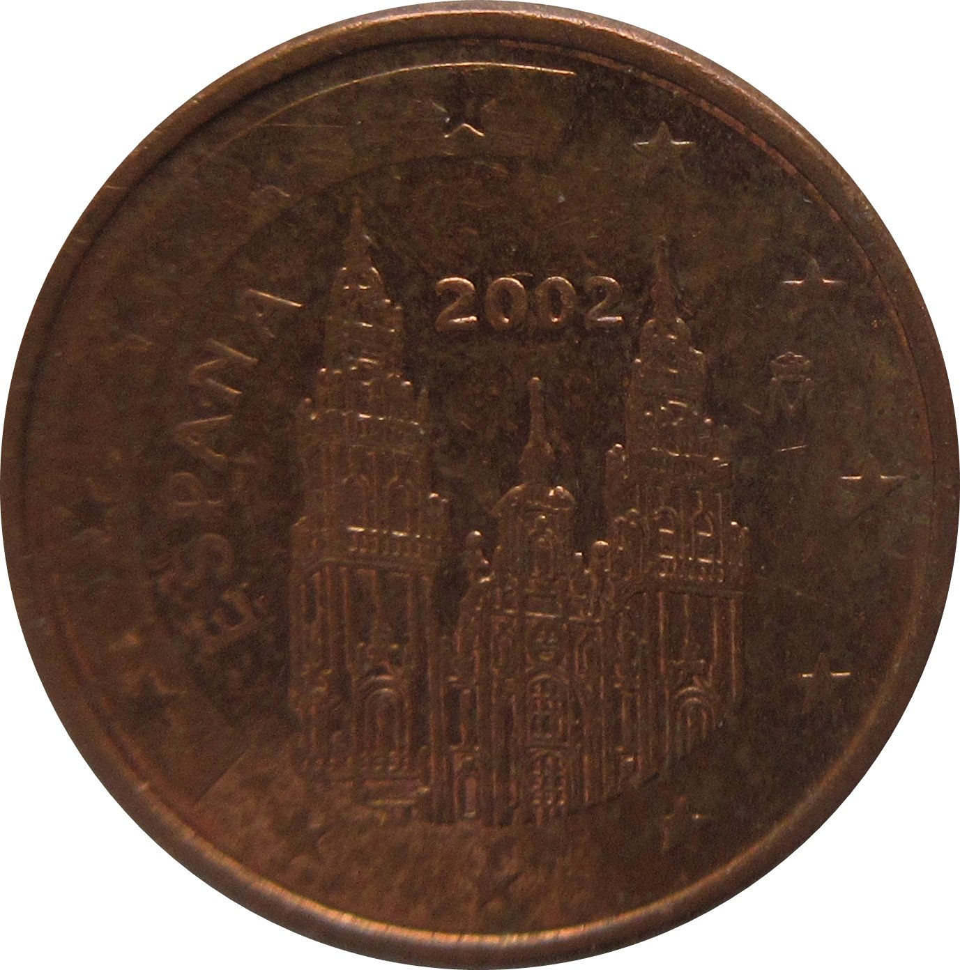 2002 Spain Euro 1 Cent
