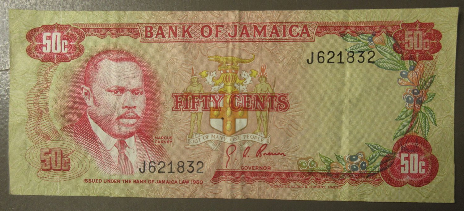 1960 Jamaica 50 Cent Paper