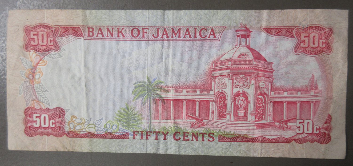 1960 Jamaica 50 Cent Paper