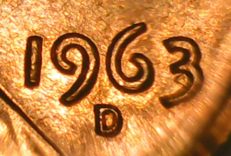 1963 D Doubled Die Lincoln Cent