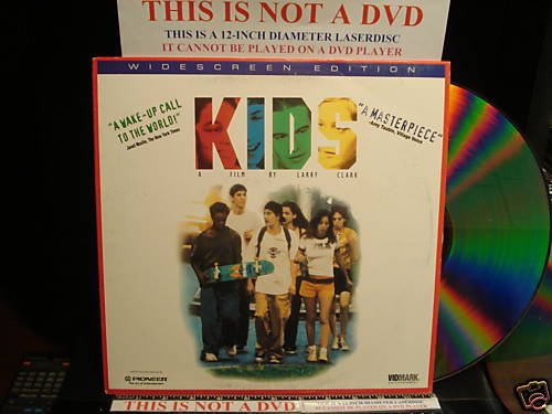 Laserdisc KIDS (a film by Larry Clark) 1995 Leo Fitzpatrick LTBX Rare LD