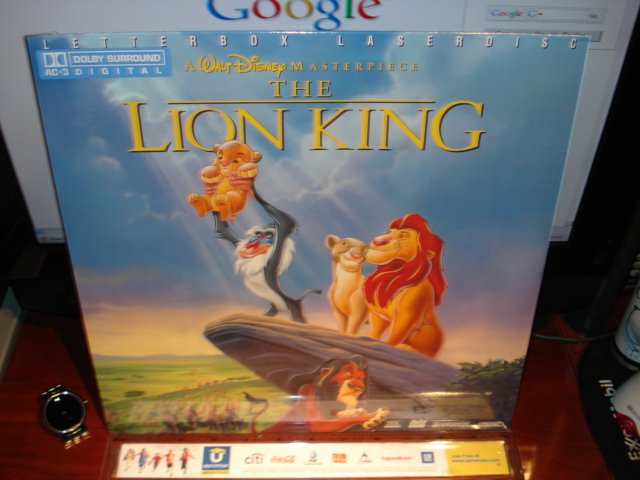 Laserdisc Disney THE LION KING 1994 Jeremy Irons Lot#1 LTBX THX AC-3 ...