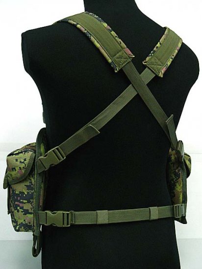 Tactical Magazine Chest Rig Carry Vest CADPAT Camo