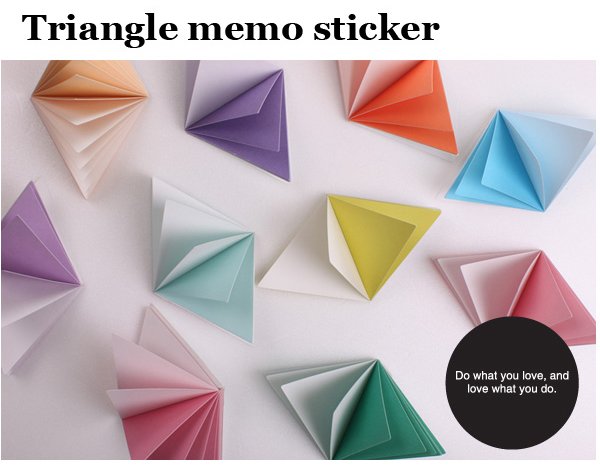 Triangular Memo Sticker Sticky Note Post it