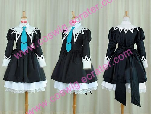 Aoi Cosplay (Miator Uniform Black) from Strawberry Panic