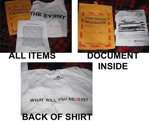 NBC The Event RARE promotional items!