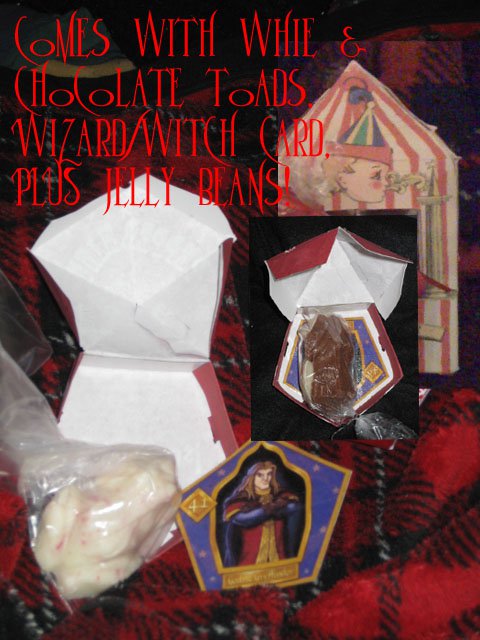 Harry Potter Peppermint Toads w/Box & Hogwarts Wizard Card + Bertie ...