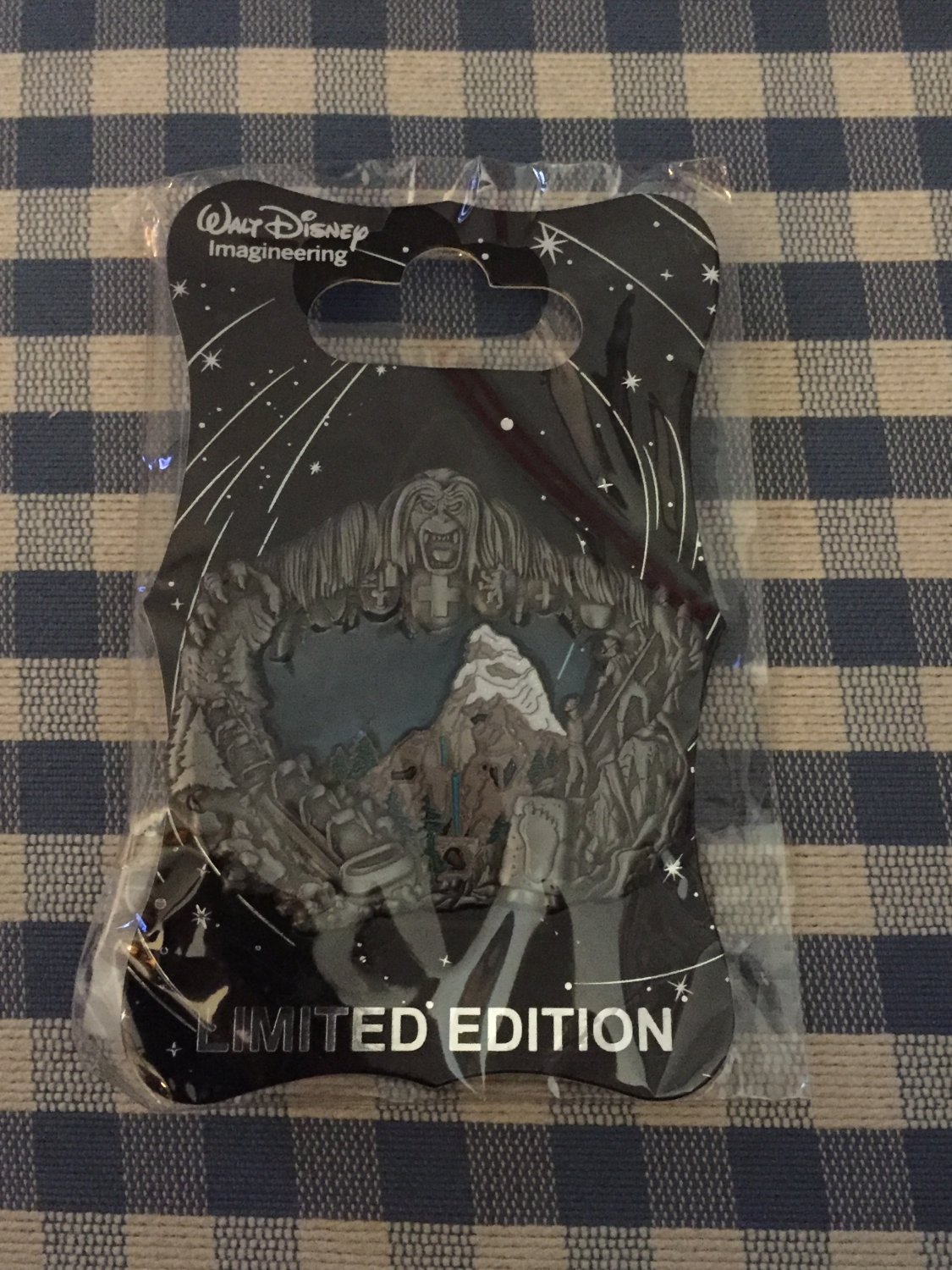 D23 Expo 2015 Imagineering Disneyland MATTERHORN Pewter Stained Glass ...