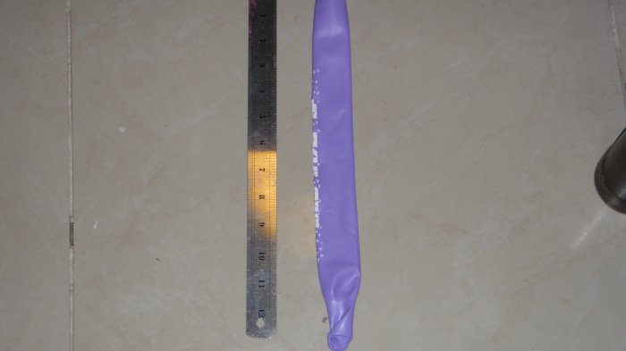 Long Hebrew Balloons Yom Huledet Sameach - Helium suitable