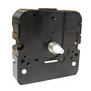 *NEW* Snap-In Clock Movement with Threaded Shaft - Short Shaft (MTW-41S)