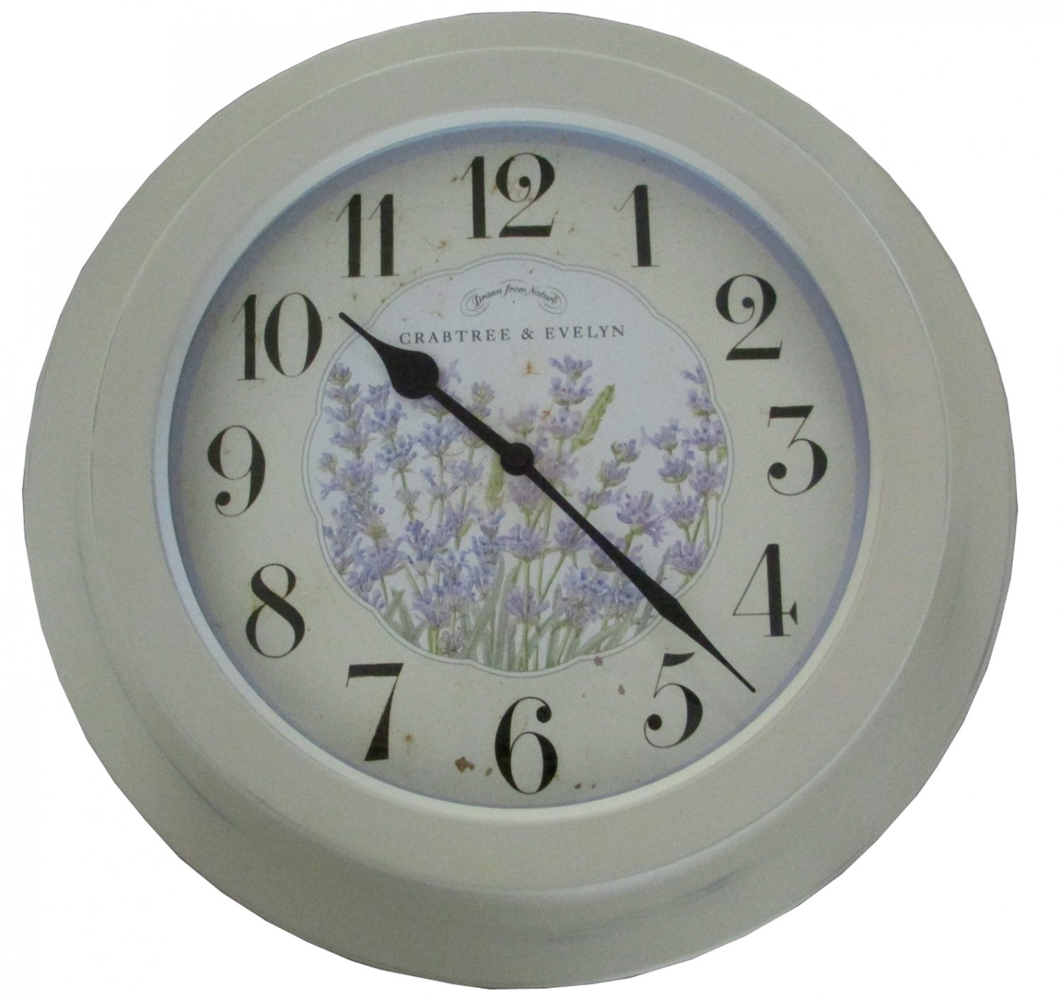 New Crabtree & Evelyn Wall Clock - Water Resistant for Indoor/Outdoor ...