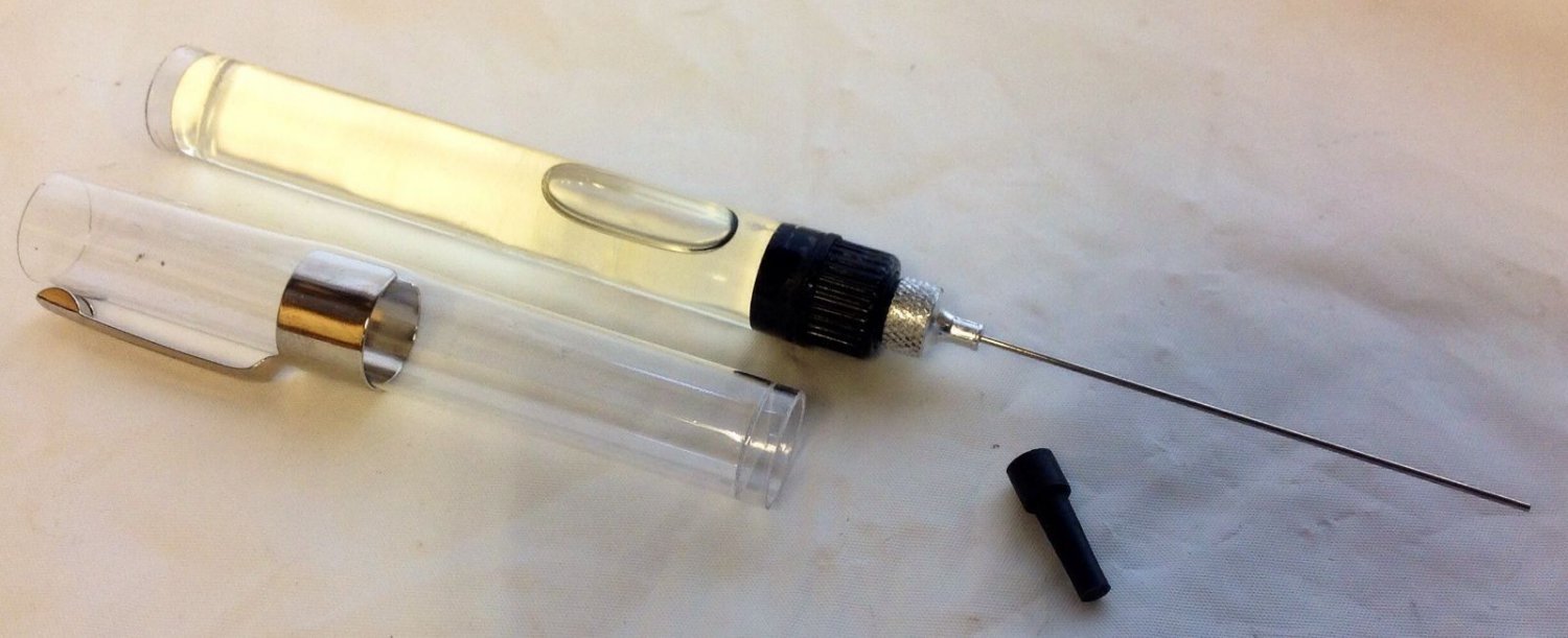 10 Refillable Pen Oilers-Pin Point Oil - Sewing, Clocks, Machine - 2 1/ ...