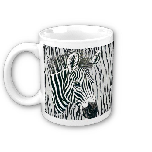 Zebra Coffee Mug Cup Animal