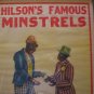 Black Americana - Hilson's Famous Minstrels Poster - Framed - AUTHENTIC ...