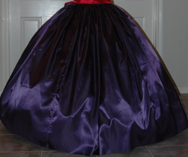Reenactment Costume Long SKIRT Most Colors, Satin Pioneer, Colonial ...