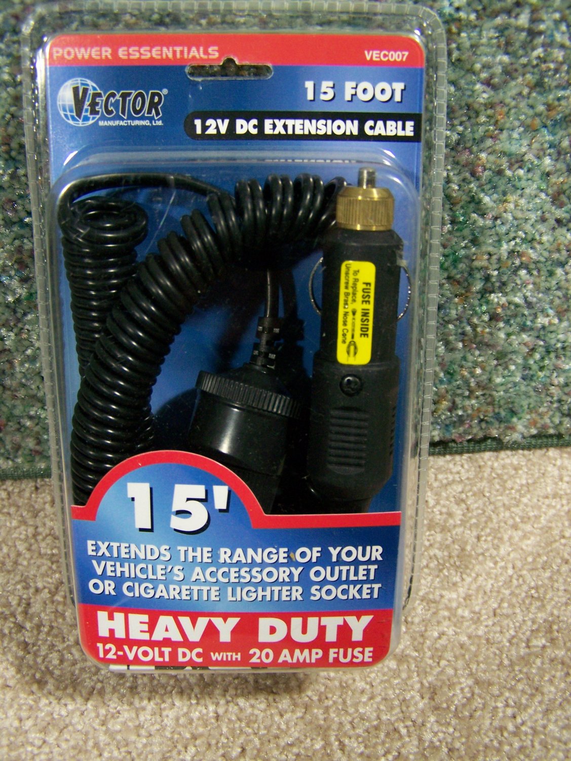 12-Volt DC Extension Cable