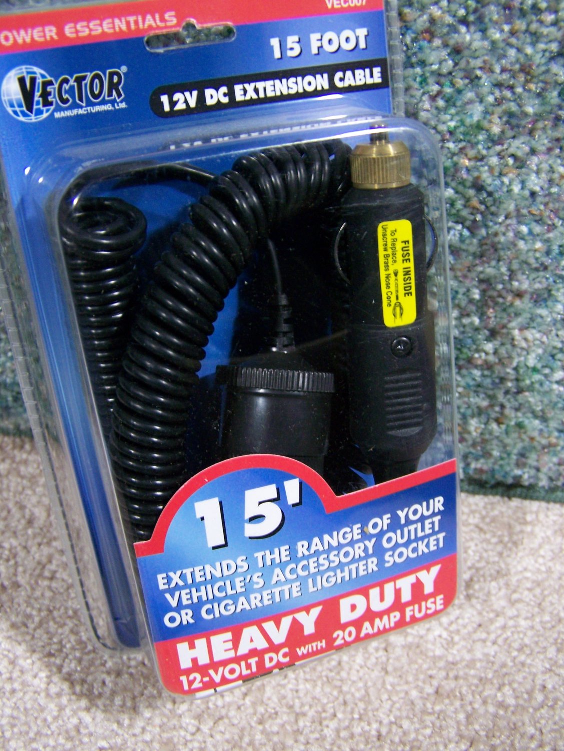 12-Volt DC Extension Cable