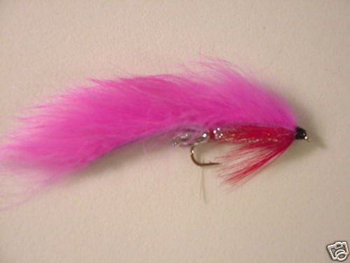 1 Dozen Pink Zonker Wet Fly Trout Steelhead