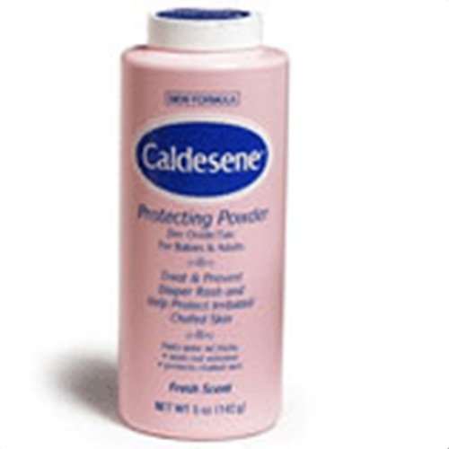 Caldesene protecting fresh scent powder with zinc oxide talc - 5 oz