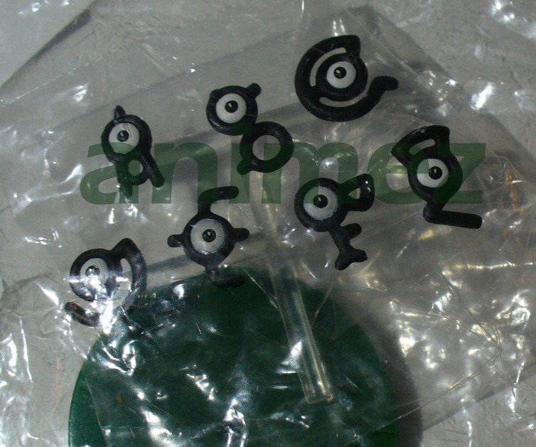 Pokemon zukan 1/40 scale figures Unown ABCDEFGHIJKLMNOPQRSTUVWXYZ?!