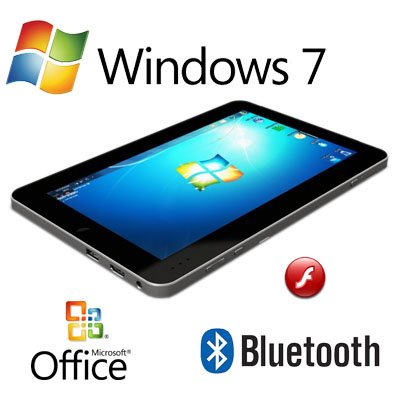 10.1" WinPad N455 Windows 7 android dual system Multi Touch 3G 16GB SSD ...