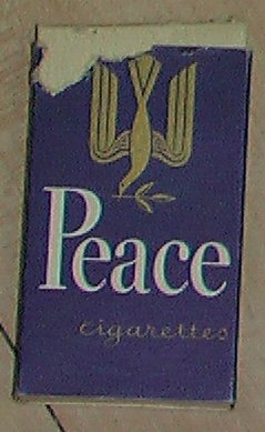 Peace cigarettes Made in Japan collectible packaging