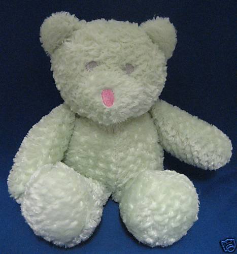 CUDDLY MINT GREEN TEDDY BEAR PLUSH TOY BABY ESSENTIALS