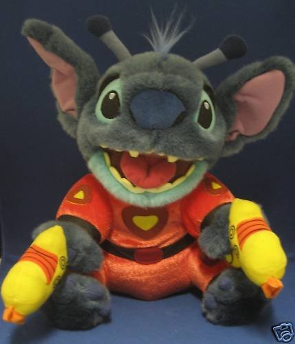 DISNEY STORE ALIEN STITCH PLUSH STUFFED COLLECITBLE