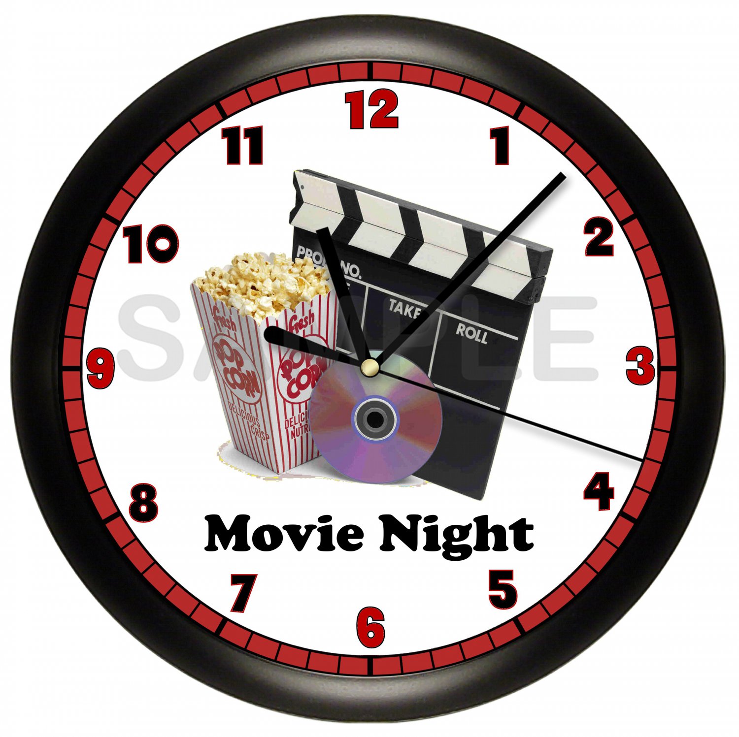 HOME THEATER WALL CLOCK